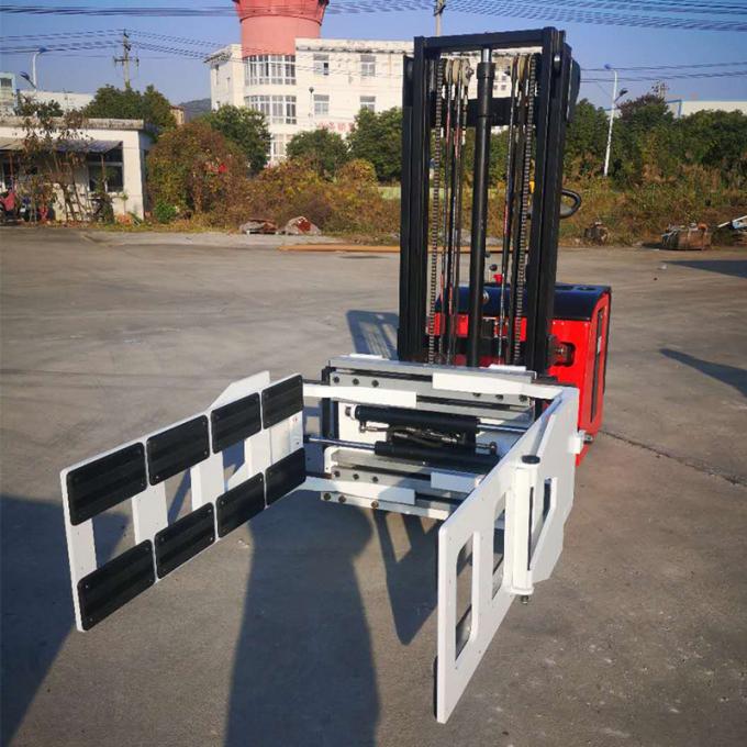 500kg Load Capacity Electric Clamp Stacker 2500mm Height With Bale Clamp