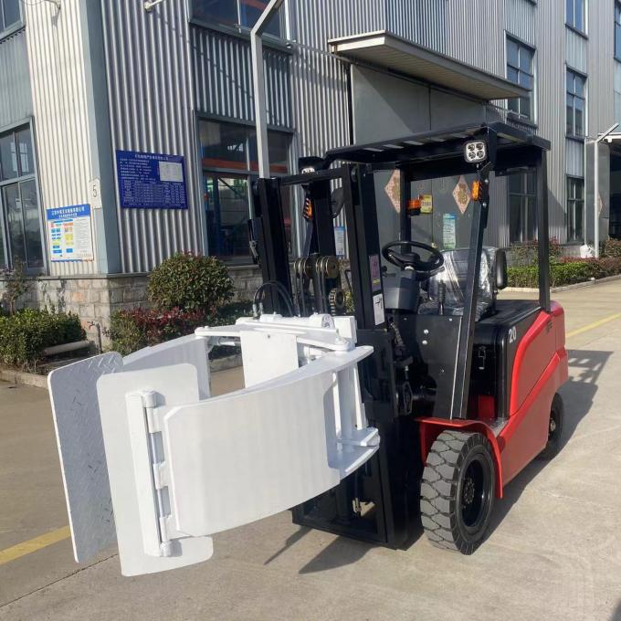 2 Ton 4 Wheel Counterbalanced Forklift Truck DC Motor Electric With ...