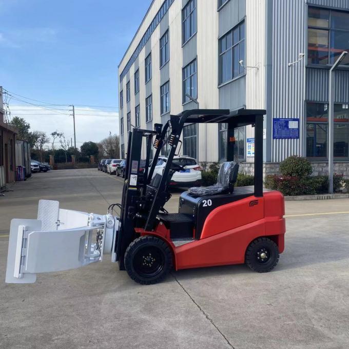 2 Ton 4 Wheel Counterbalanced Forklift Truck DC Motor Electric With ...