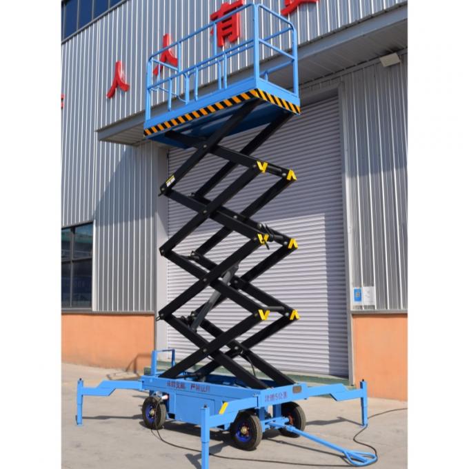 Portable 8-14m Electric Self-propelled Mobile Aerial Working Platform ...