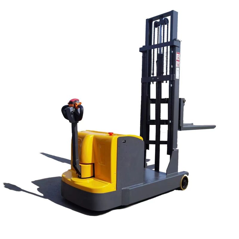 full electric counterbalanced walkie pallet pedestrian stacker 1ton 3meter