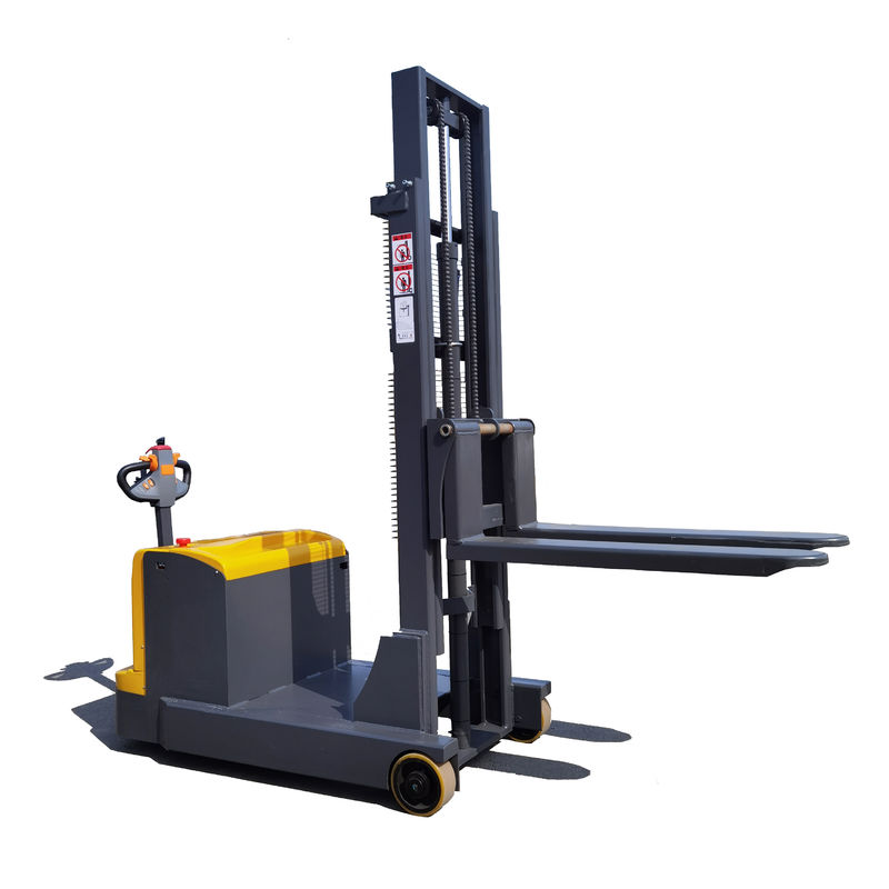 full electric counterbalanced walkie pallet pedestrian stacker 1ton 3meter