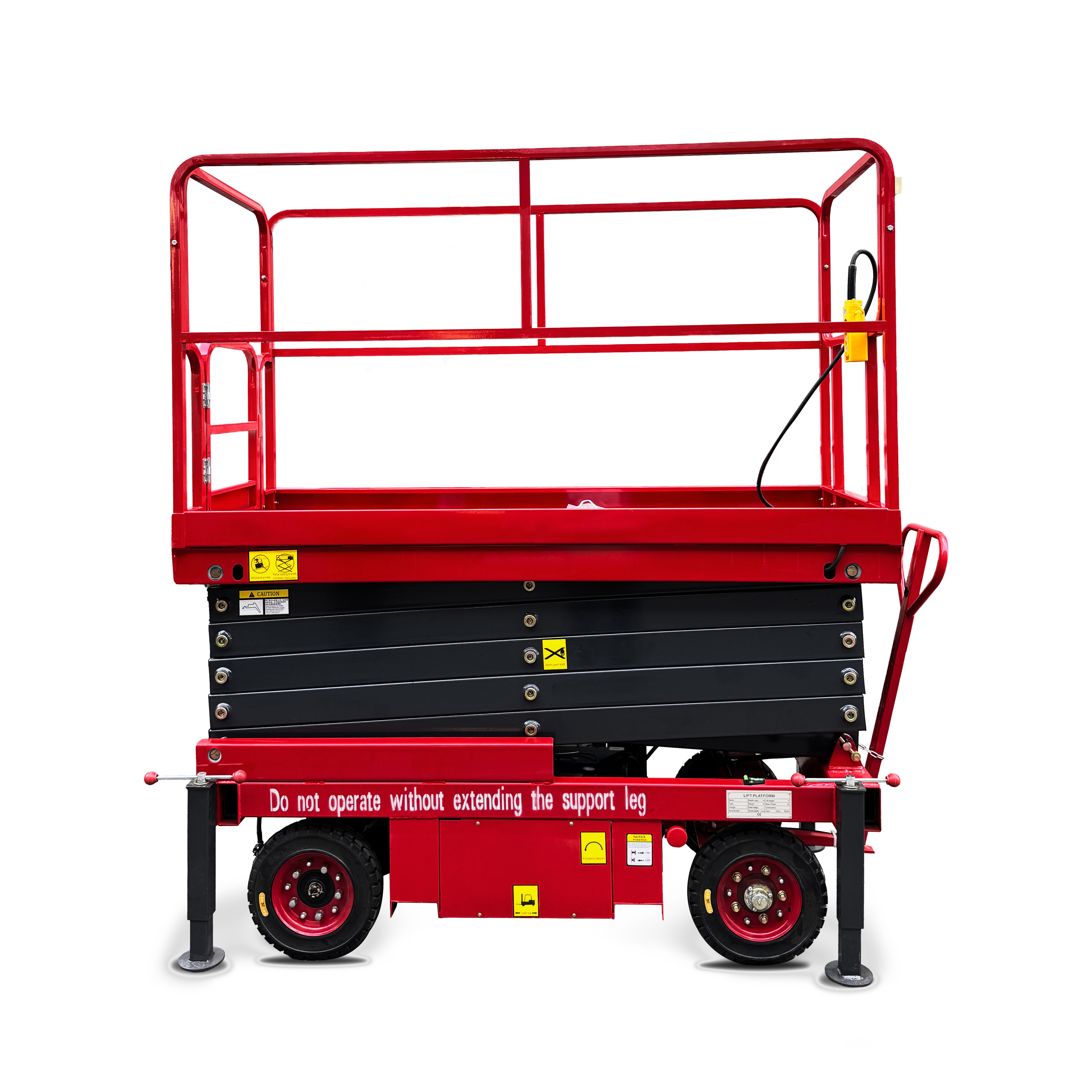 Manual Push Scissor Lifter Industrial Scissor Lift Mobile Elevating ...