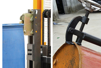 1400mm Steel 55 Gallon Drum Lifter Rotator Loading Equipment